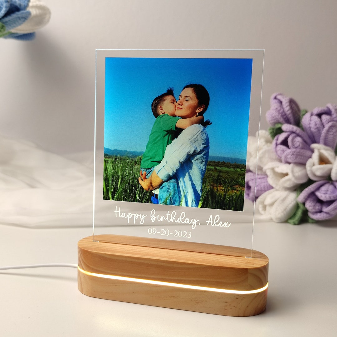 Custom Photo Night Light, Personalized Photo Gift, Couple Gift, Gift ...