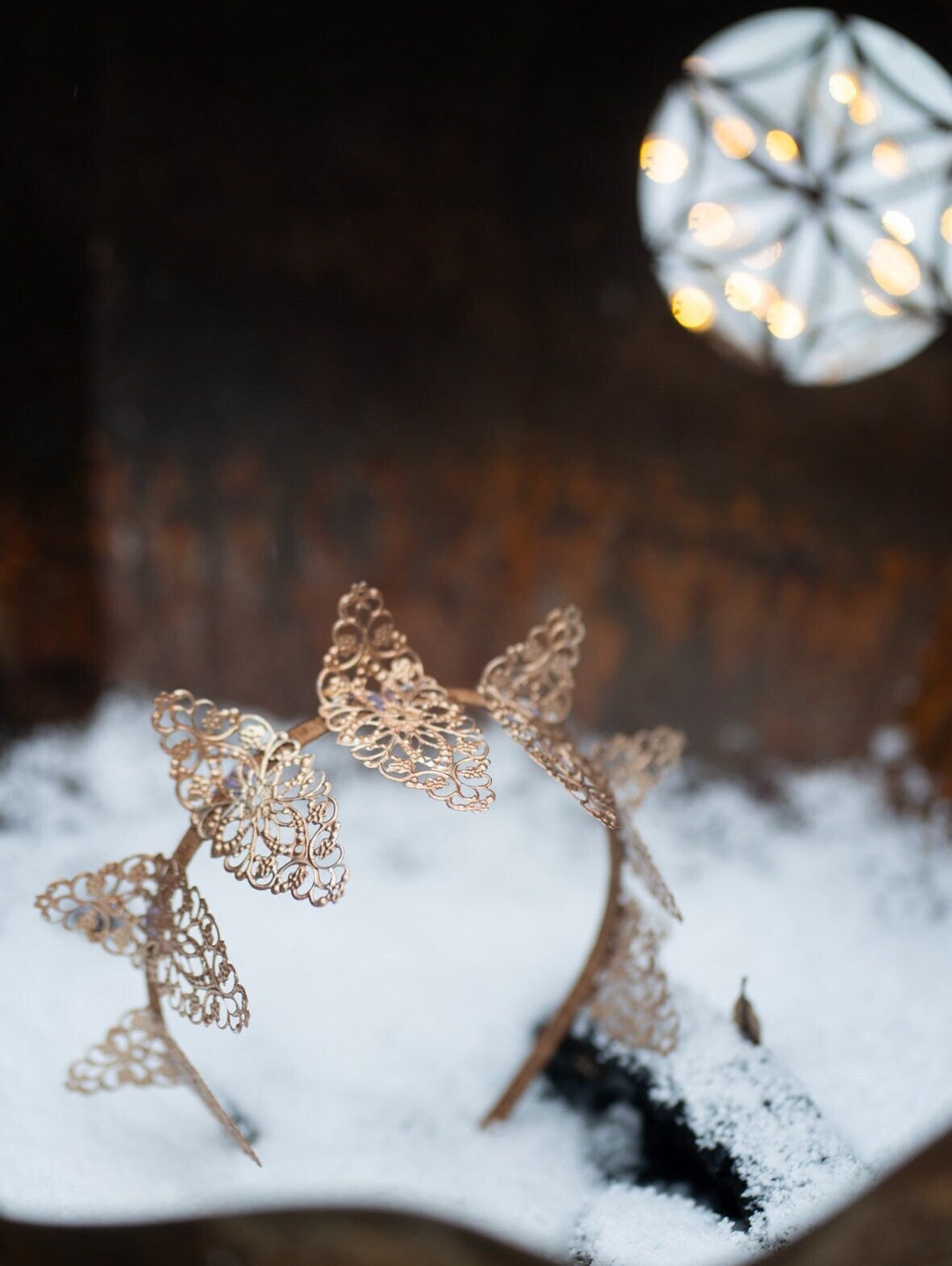 Inanna Crown, Gothic Wedding Crown - Etsy