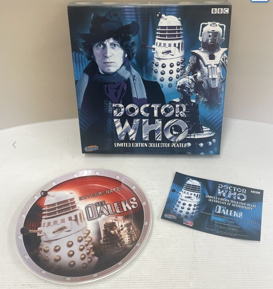1996 Doctor Who Limited Edition 'the Daleks' Collector Plate boxed D5 ...