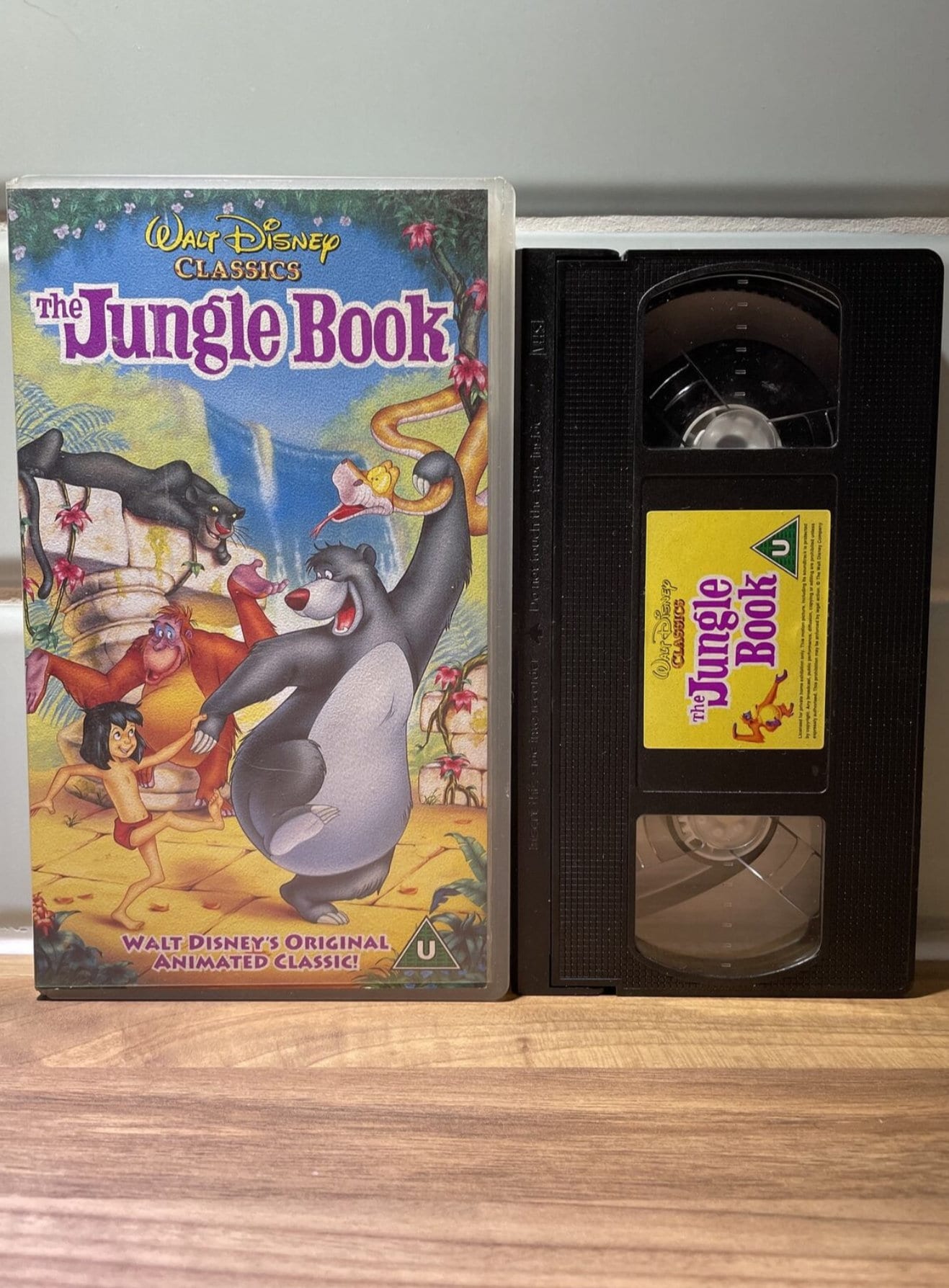The Jungle Book VHS, 1993 Walt Disney Classics Video Tape Kids Retro ...