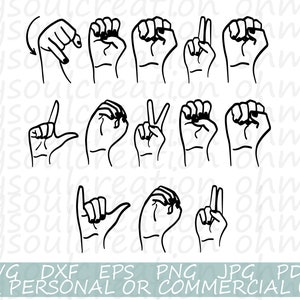 Sign Language Jesus Loves You SVG File | ASL Jesus Loves You SVG ...