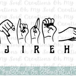 Jireh Sign | Jireh ASL | Jehovah Jireh | Jireh You Are Enough | Jireh ...