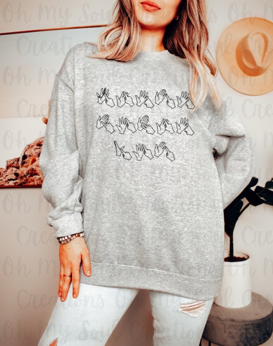 AUSLAN Jesus Loves You SVG File | Australian Sign Language | British ...