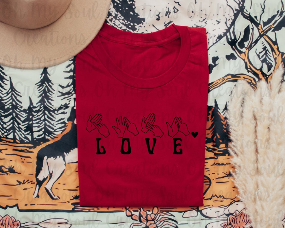 Love AUSLAN Digital Svg Cut File Auslan Svg Love Svg - Etsy Australia