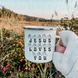 Sign Language Jesus Loves You SVG File | AUSLAN Jesus Loves You SVG ...