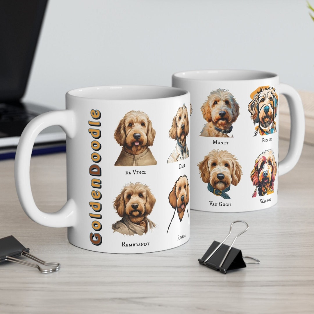 Goldendoodle Famous Artist Series 11 Oz Mug - Etsy