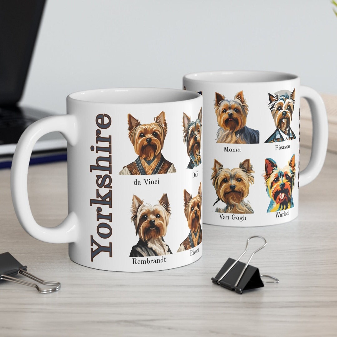 Yorkshire Terrier Famous Artist Series 11 Oz Mug - Etsy