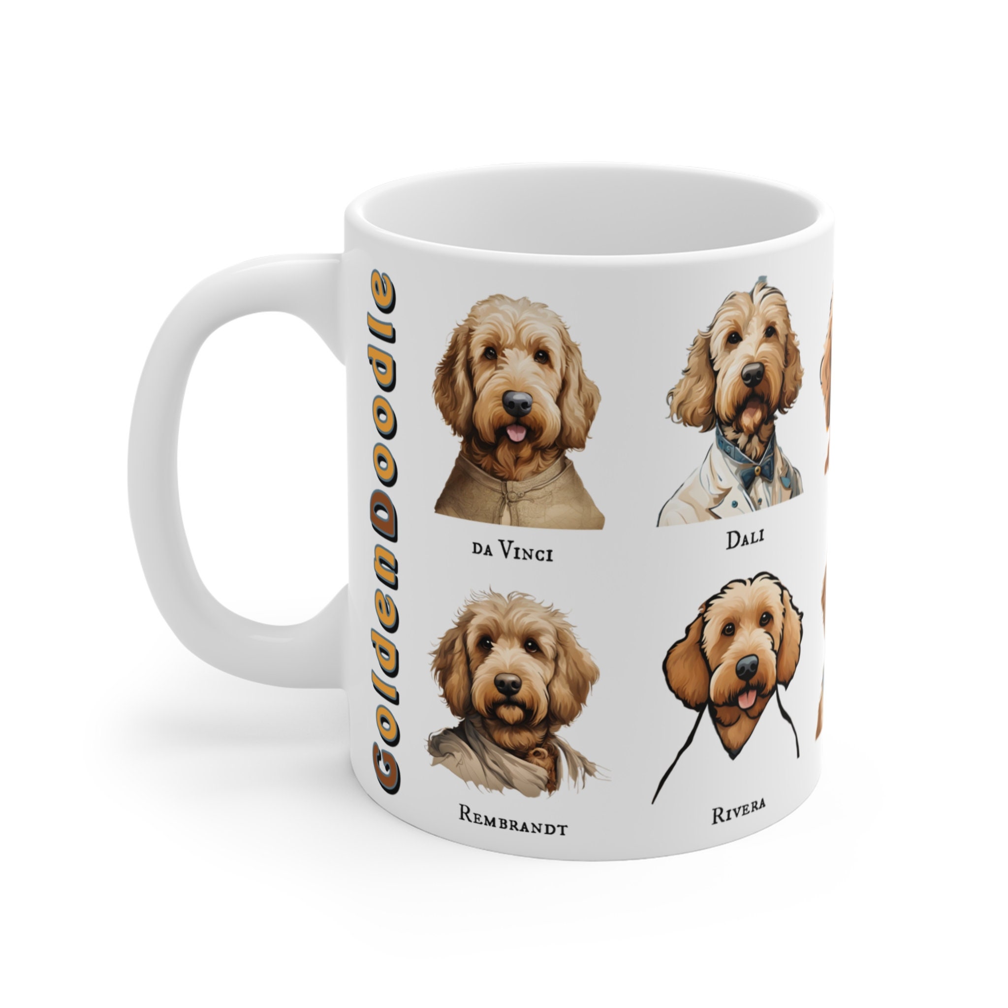 Goldendoodle Famous Artist Series 11 Oz Mug - Etsy