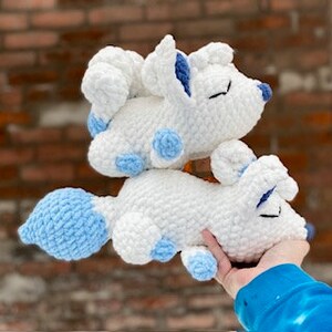Sleepy Arctic Fox Crochet Pattern - Etsy