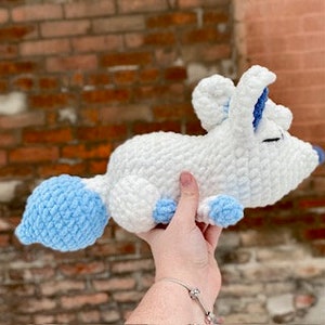 Sleepy Arctic Fox Crochet Pattern - Etsy
