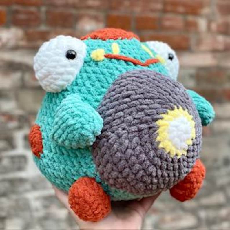 Chonky Electric Frog Crochet Pattern - Etsy