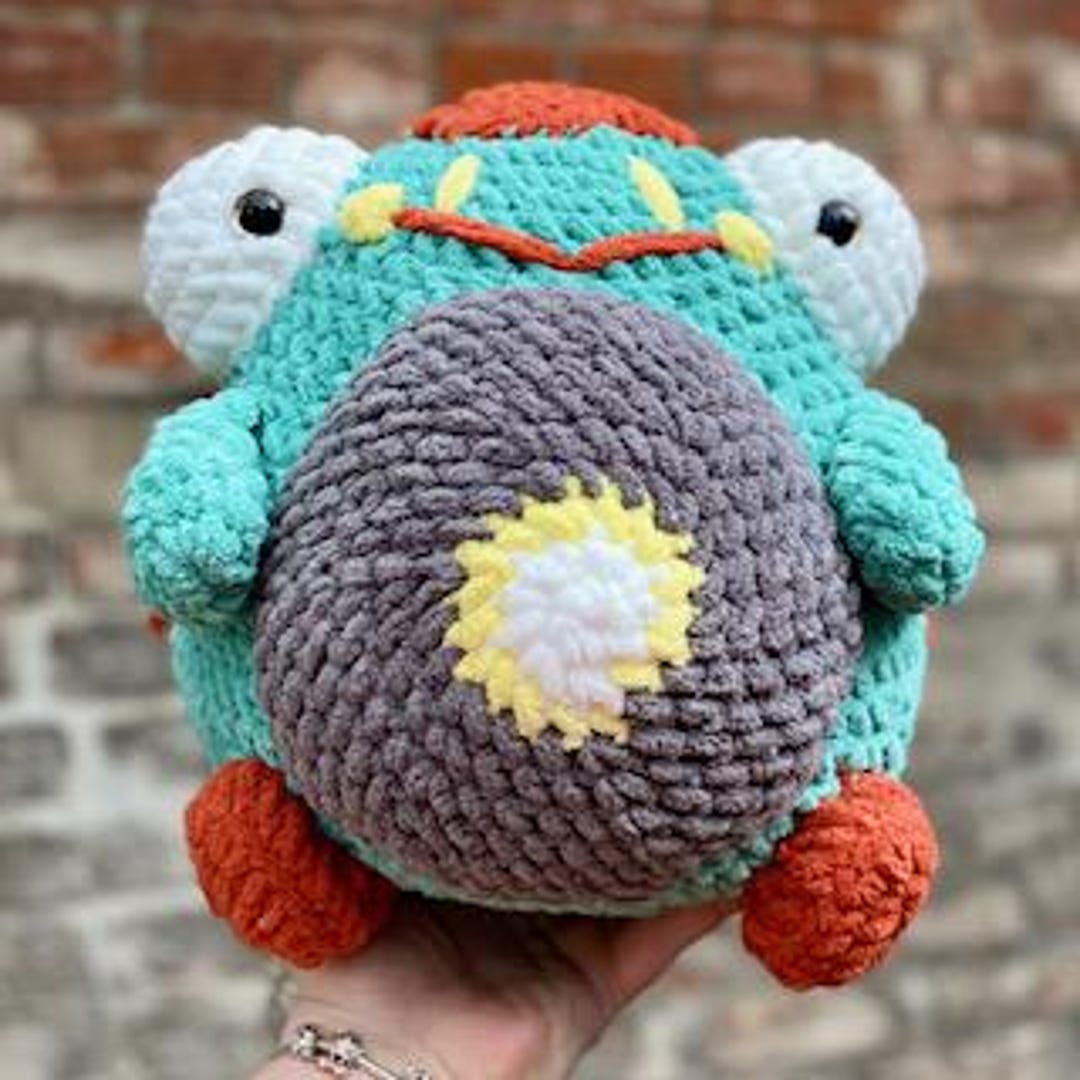 Chonky Electric Frog Crochet Pattern - Etsy