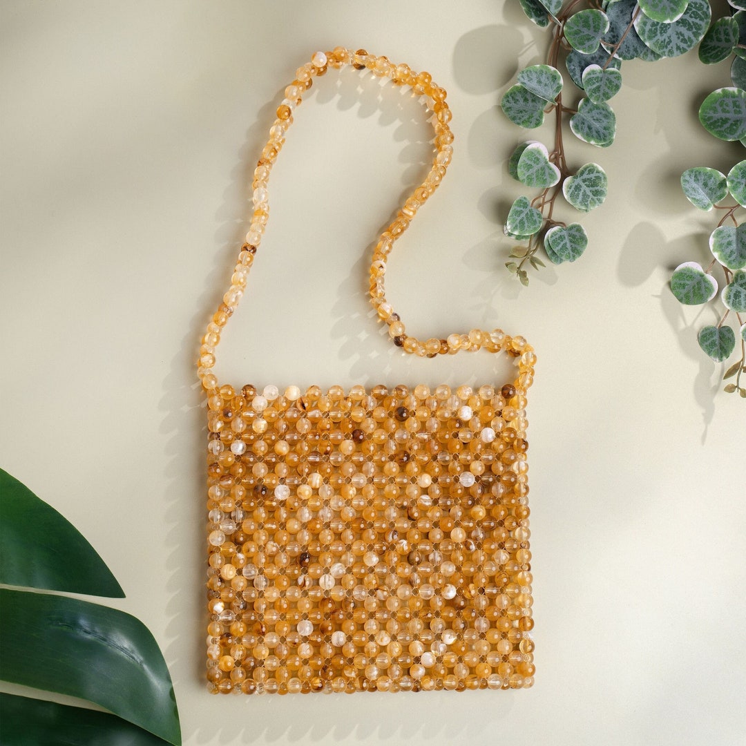 Jade Beaded Tote Bag different Colour Options - Etsy