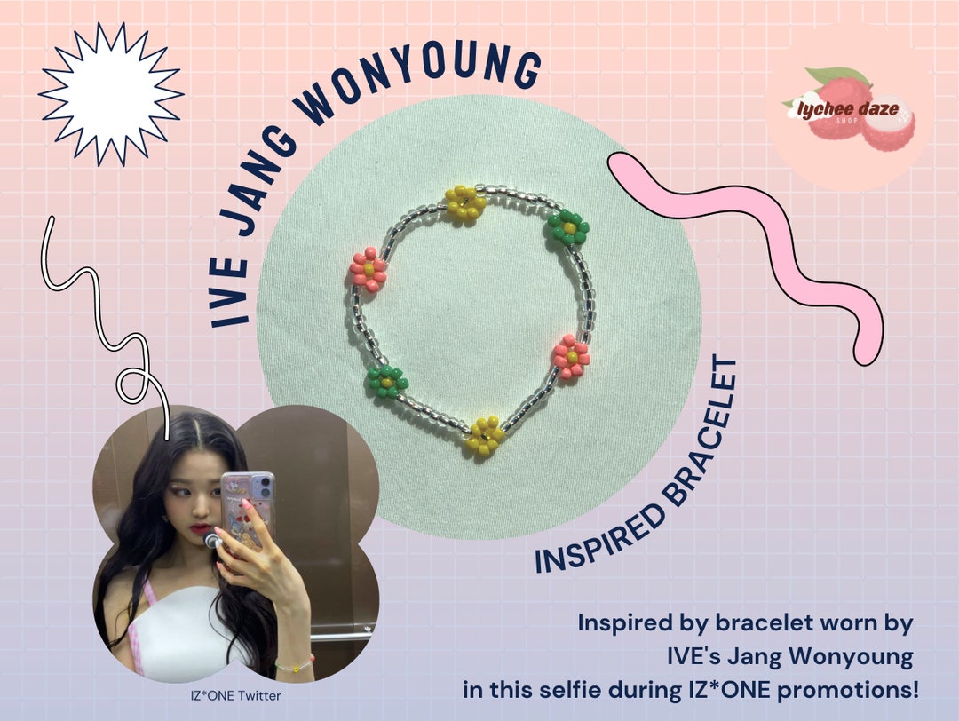 IVE / IZONE Jang Wonyoung Inspired Bracelet - Etsy