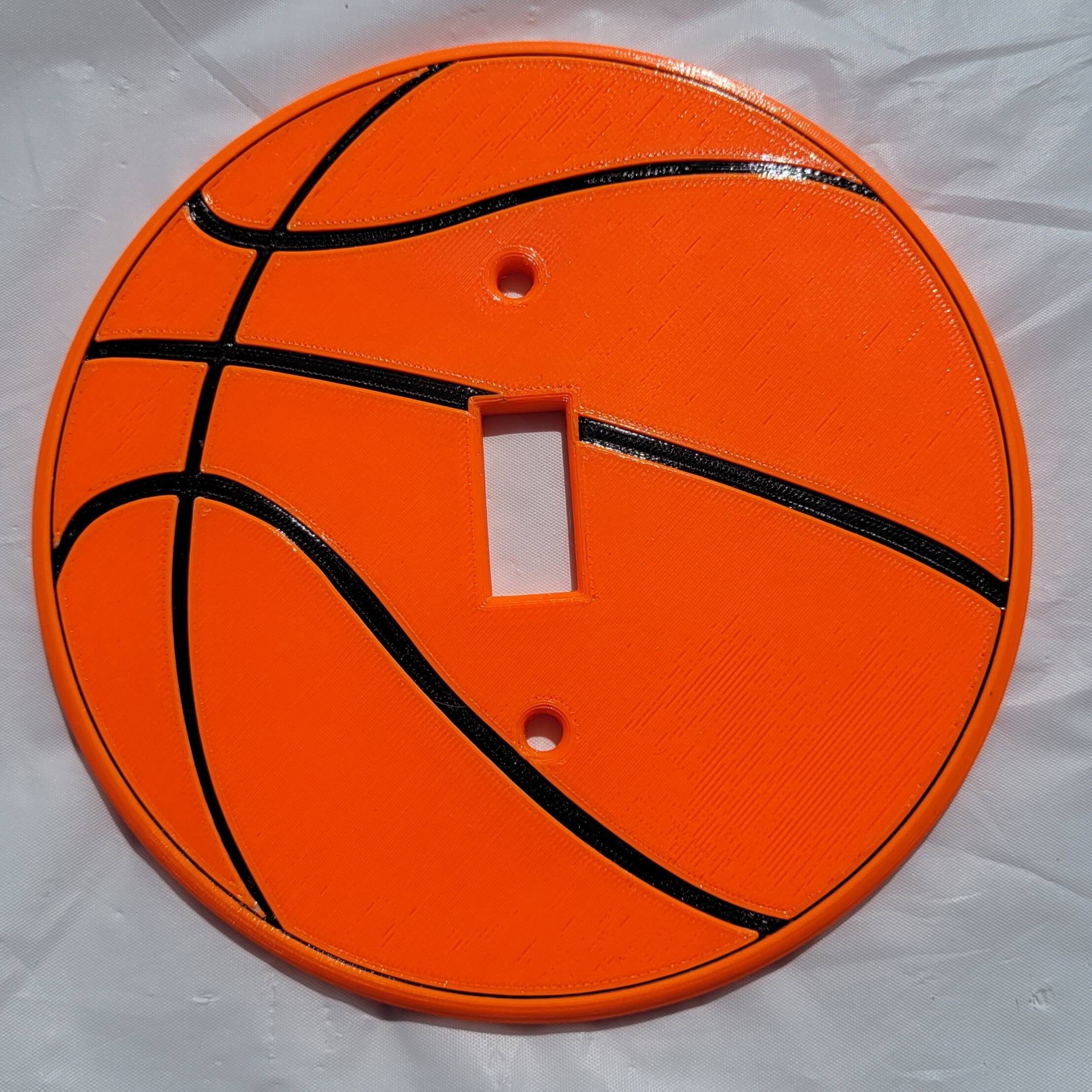 Basketball Single Toggle Plate / Light Switch Cover - Etsy