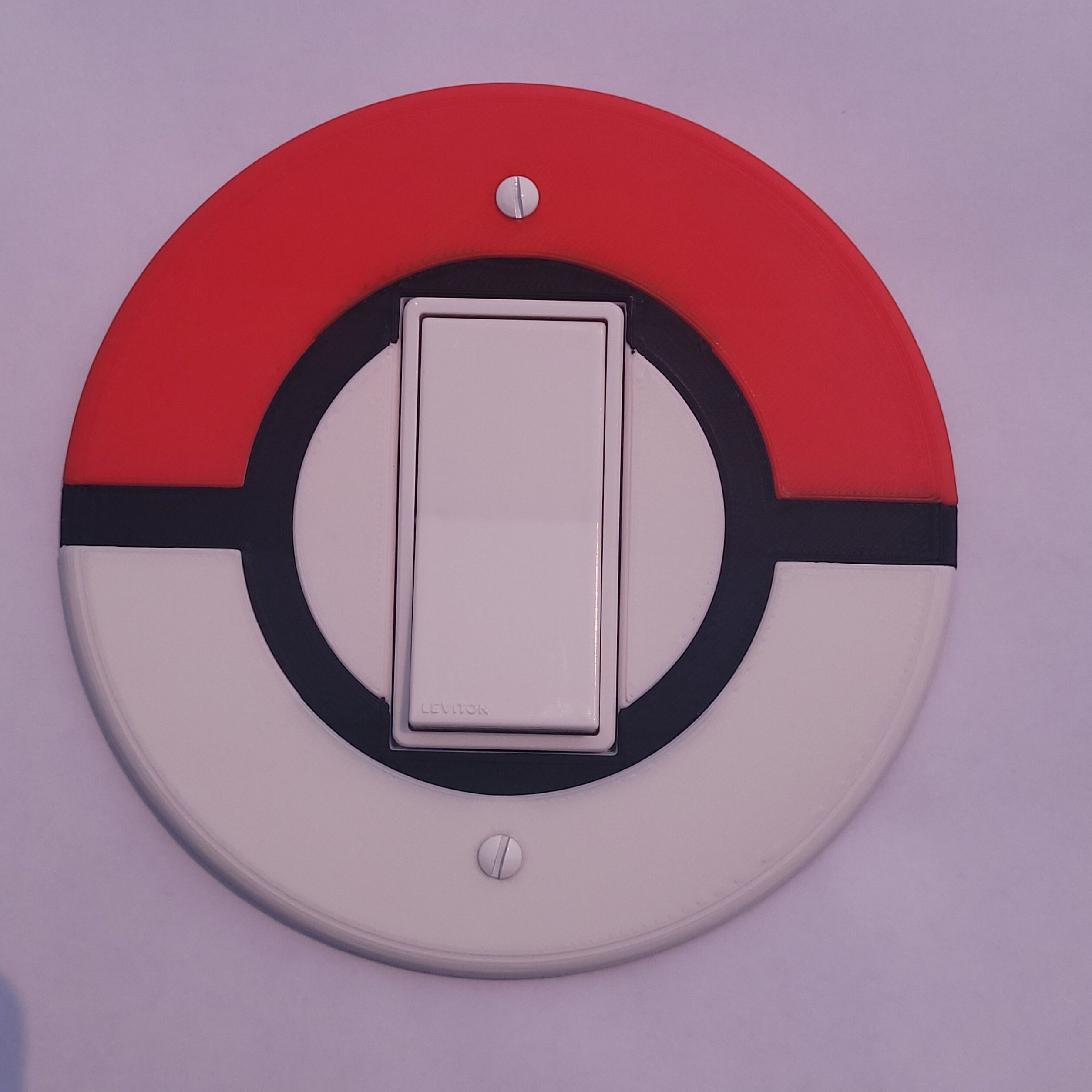 Pokeball Switch Plate Cover pokemon - Etsy