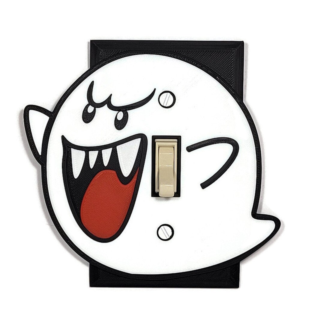 Boo Mario Bros Single Toggle Switch Plate/cover - Etsy
