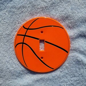 Basketball Single Toggle Plate / Light Switch Cover - Etsy