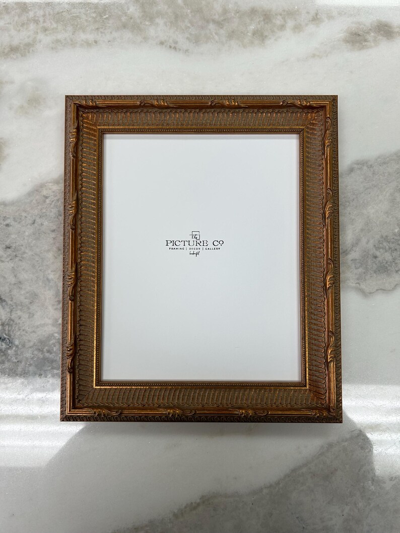 8x10 Ornate Gold Frame - Etsy