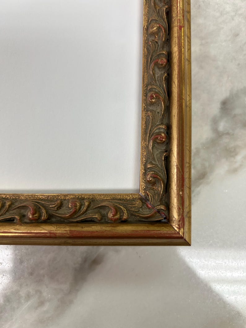 11x14 Ornate Carved Gold Frame - Etsy