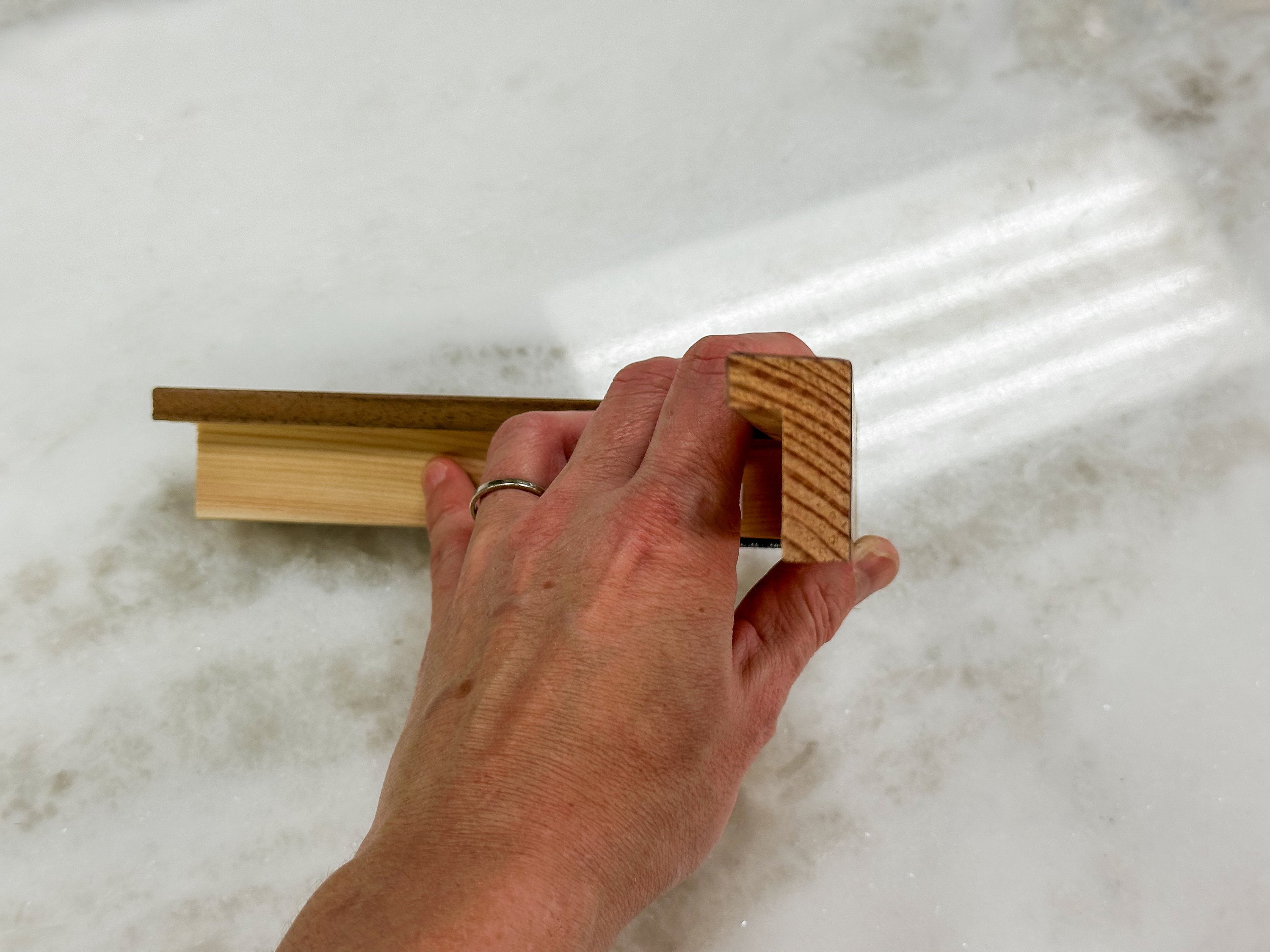 Walnut Flat Profile Frame - 3/4" Inch Wide | Scandinavian Modern ...