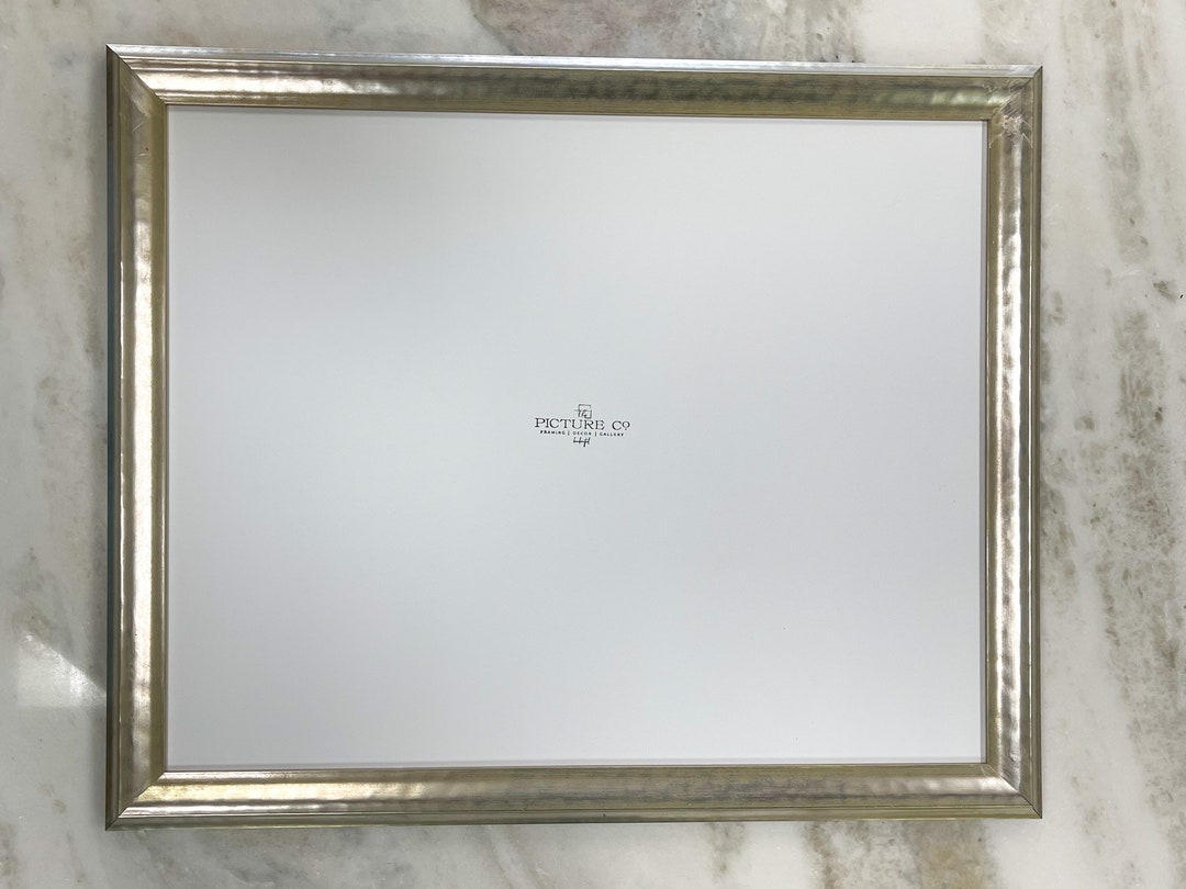 16x20 Shiny Silver Frame - Etsy