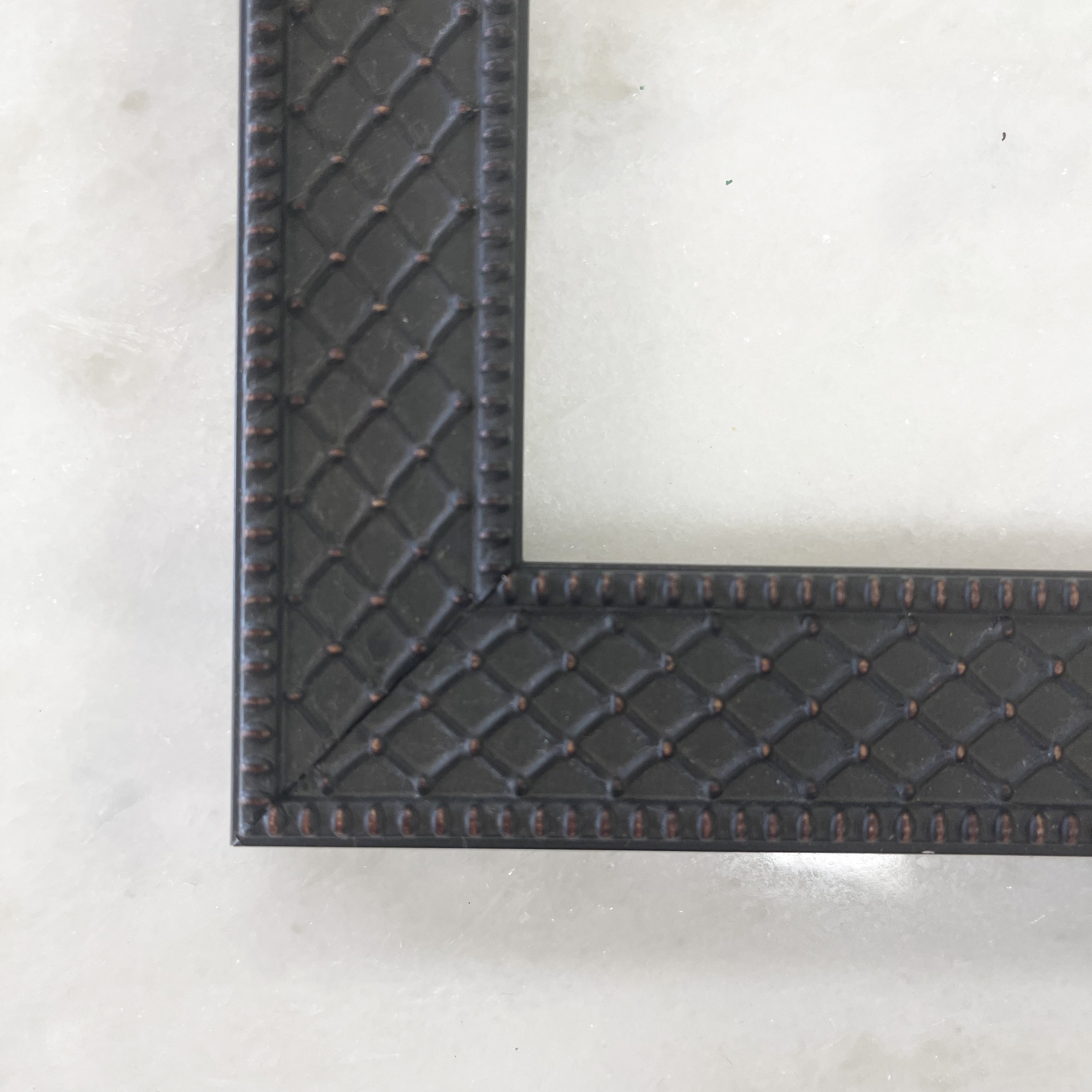 8x10 Dark Wood Lattice Frame - Etsy