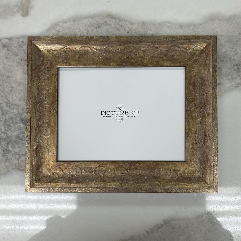 8x10 Spanish Lace Inspired Gold Frame - Etsy