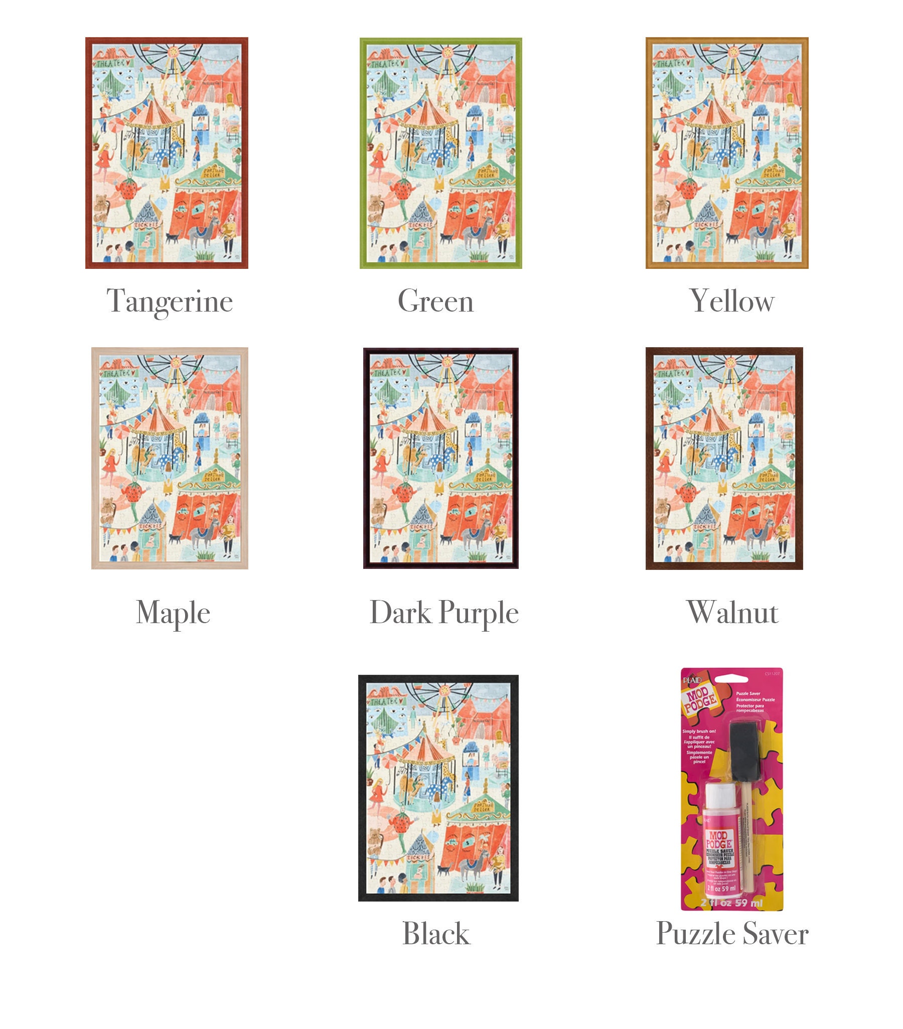 250-PC Jigsaw Art Puzzle Framing Kit Gift Set - Etsy