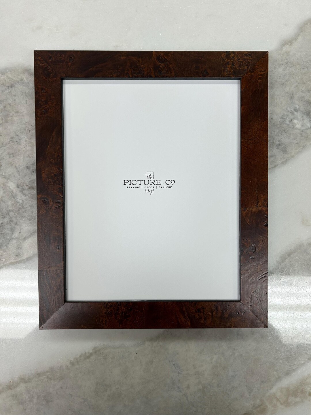 8x10 Dark Wood Burl Frame - Etsy