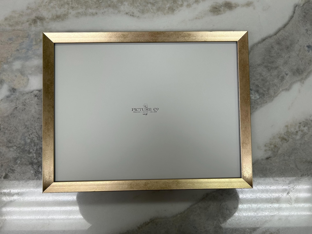 16x12 Gold and Oak Frame - Etsy