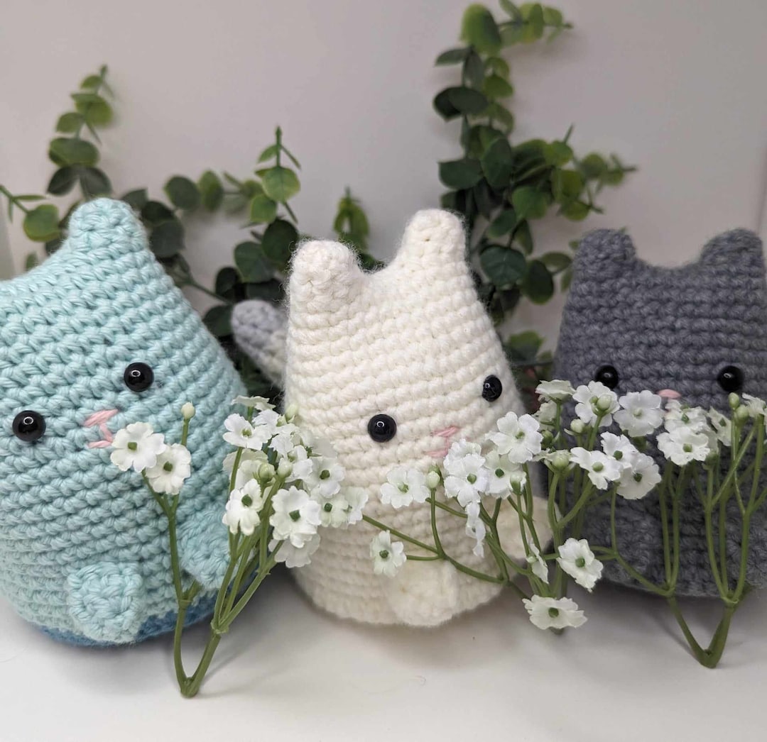 Crochet Dumpling Kitten Amigurumi Plushie Handmade - Etsy