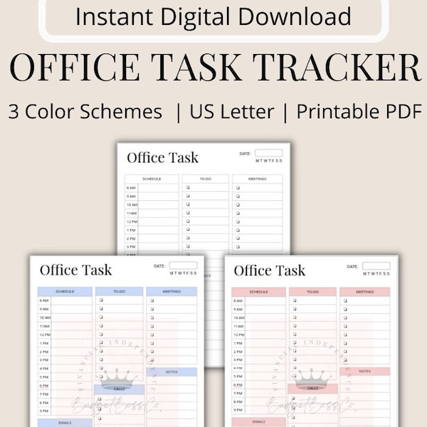 Office Tracker Index - Etsy