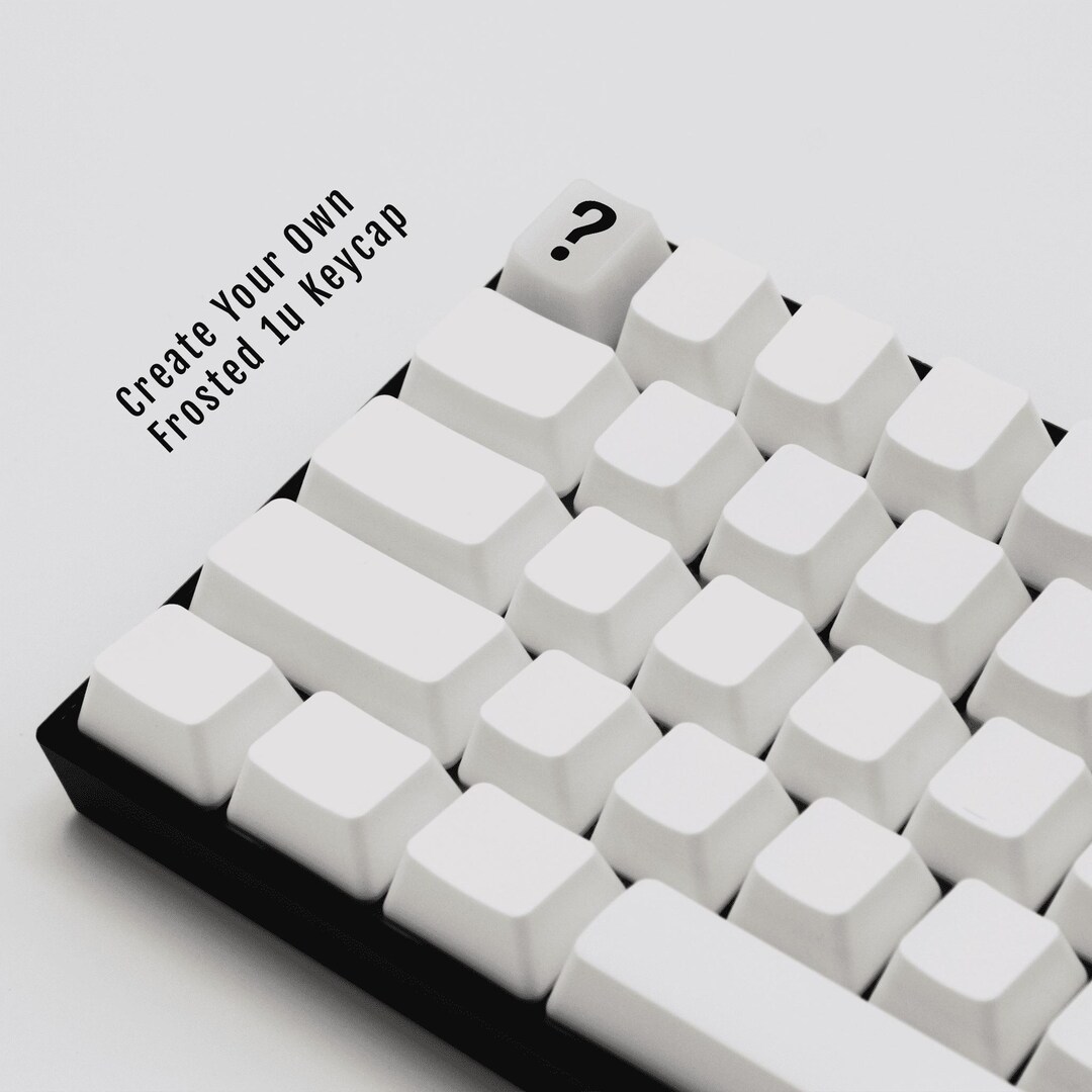 Create Your Own Custom Keycaps - Frosted (translucent) - Available in ...