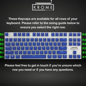 Among Us Custom Keycaps - R4/R3/R2/R1 - OEM Profile - Fits Cherry MX ...