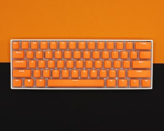 Orange Keycaps 100% Keyboard - Etsy