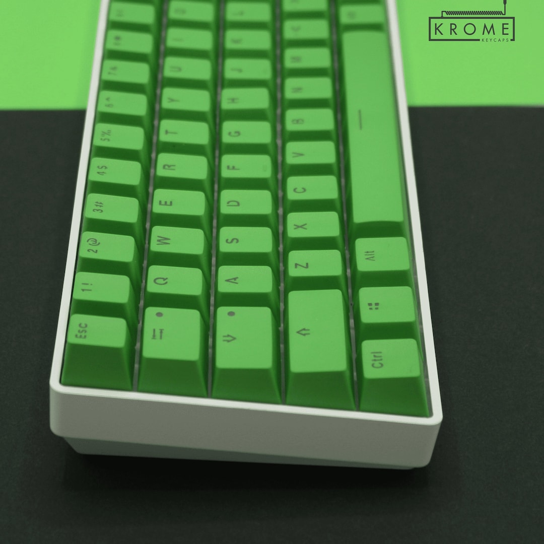 Green PBT Keycaps: ANSI/ISO, 65/75% (117 Keys) - Etsy
