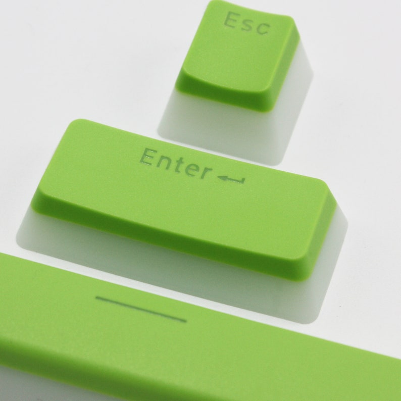 Keycap Accent Kit Pudding Keycaps Escape Enter Spacebar - Etsy