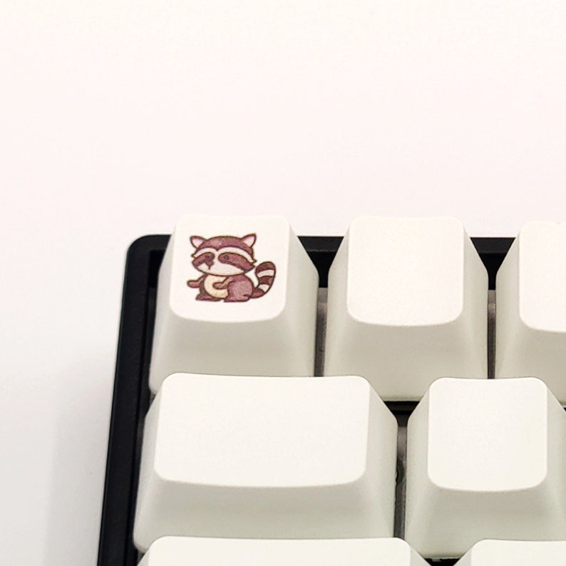 Cute Raccoon Custom Keycap R4/R3/R2/R1 OEM Profile Fits - Etsy