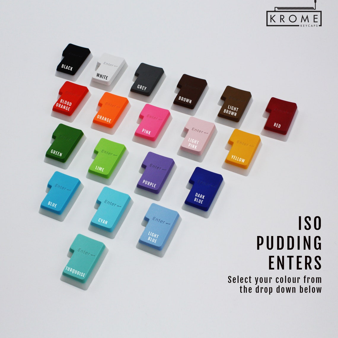 ISO Enter Keycaps Pudding Keycaps Single ISO Enter Double - Etsy