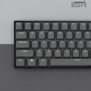 Grey USA Keycaps Double Shot PBT Backlit Legends Ansi & Iso Available ...