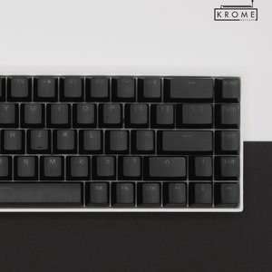 Black USA Keycaps - 65/75% Sizes - Double Shot PBT - Ansi & Iso ...