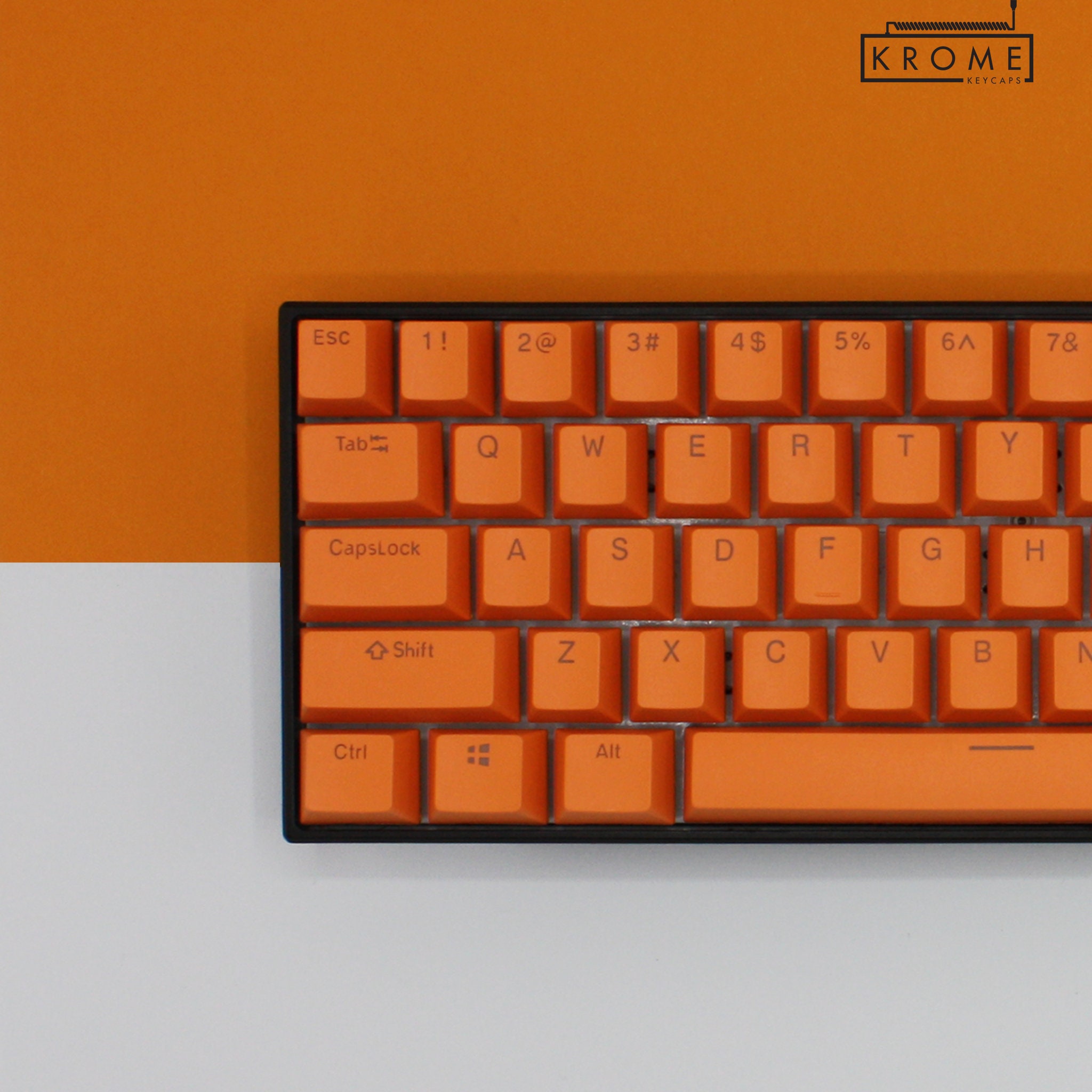 ISO/ANSI Orange Double Shot PBT Keycaps Full Set With - Etsy UK