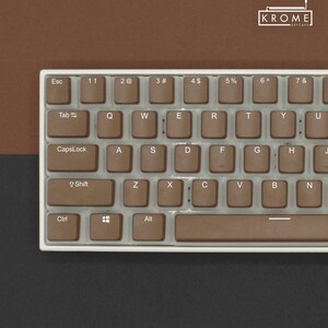 US Light Brown Pudding Keychron Layout Keycaps - 100% Size - Dual ...