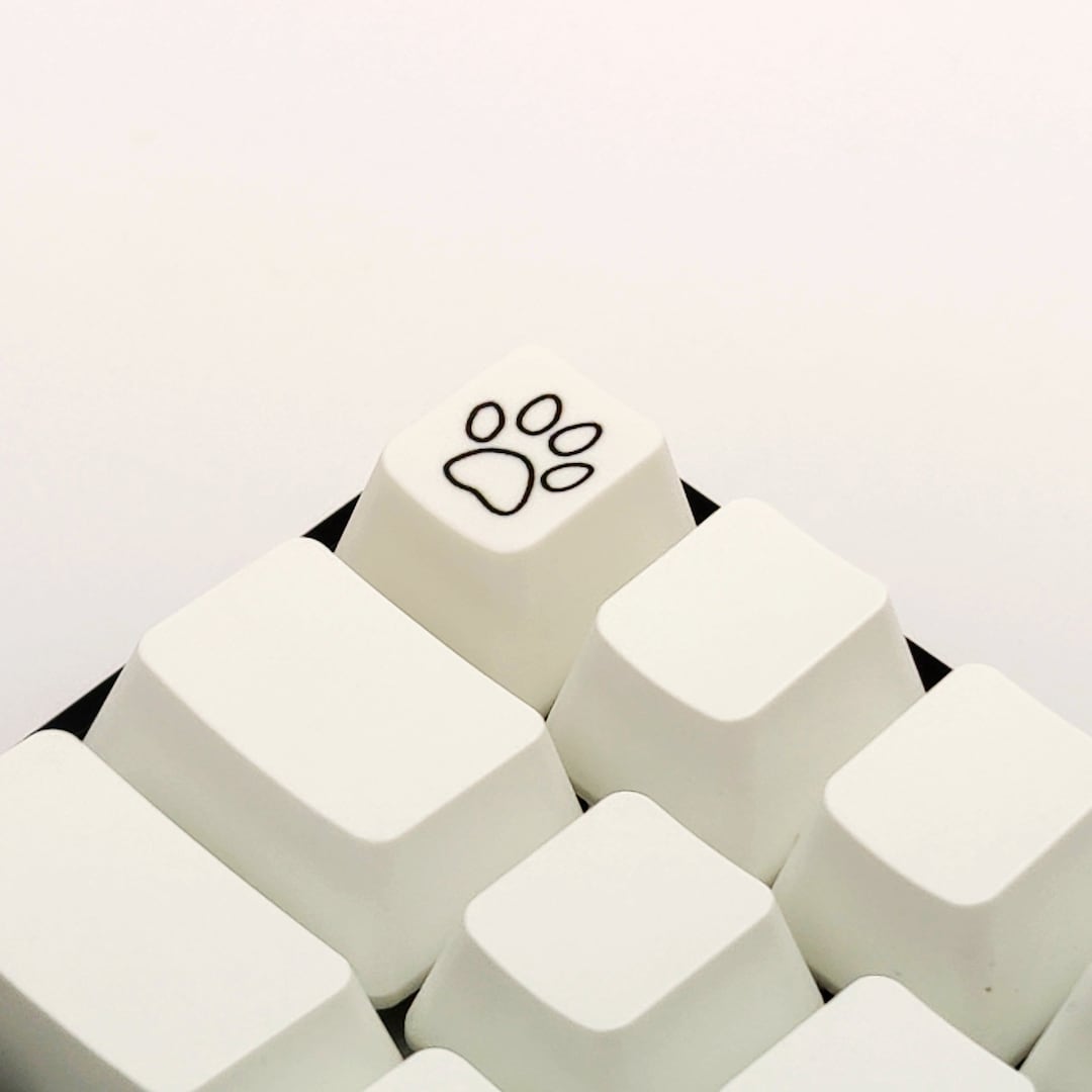 Paw Print Custom Keycap - R4/R3/R2/R1 - OEM Profile - Fits Cherry MX ...