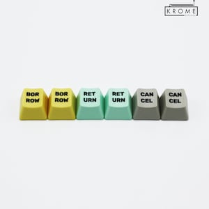 Create Your Own Custom Text Keycaps Any Row Lots of Colours Available ...