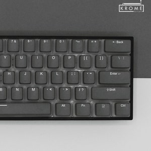US Grey Pudding Keychron Layout Keycaps 129% Size Dual Language Keycaps ...