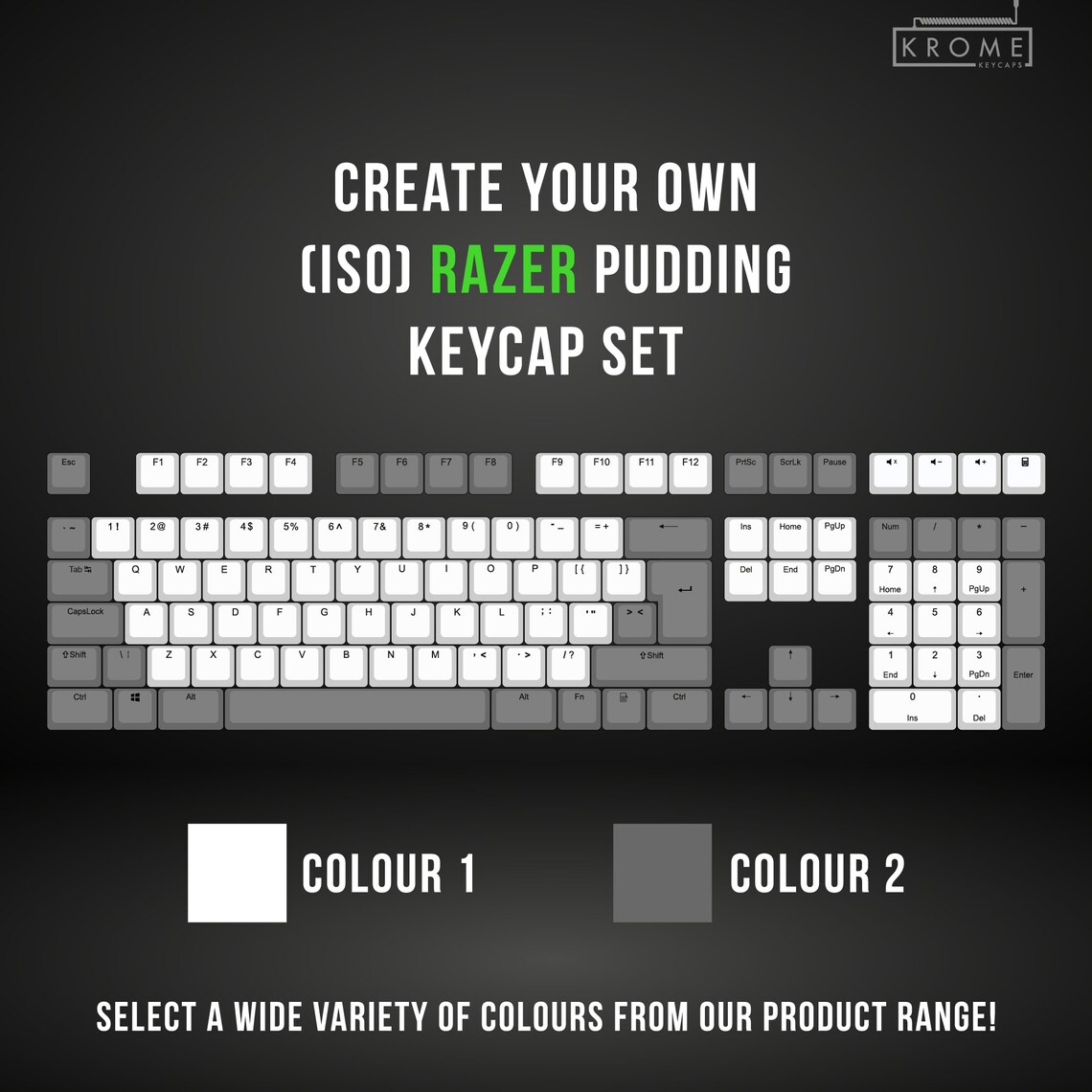 ISO Create Your Own PBT Razer Pudding Keycap Combinations - Etsy