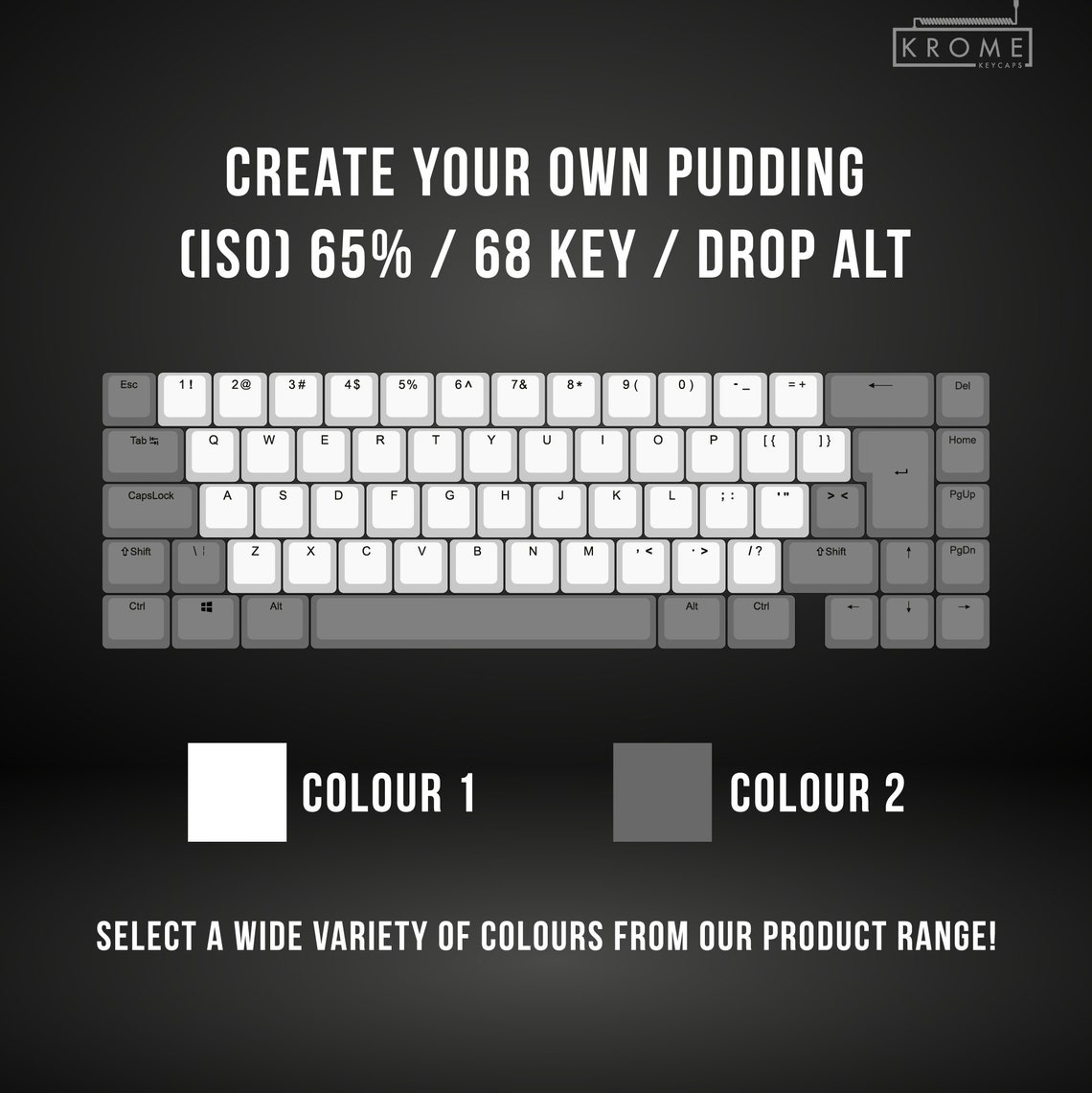 ISO Create Your Own Pudding Keycap Set 65/75% Sizes - Etsy