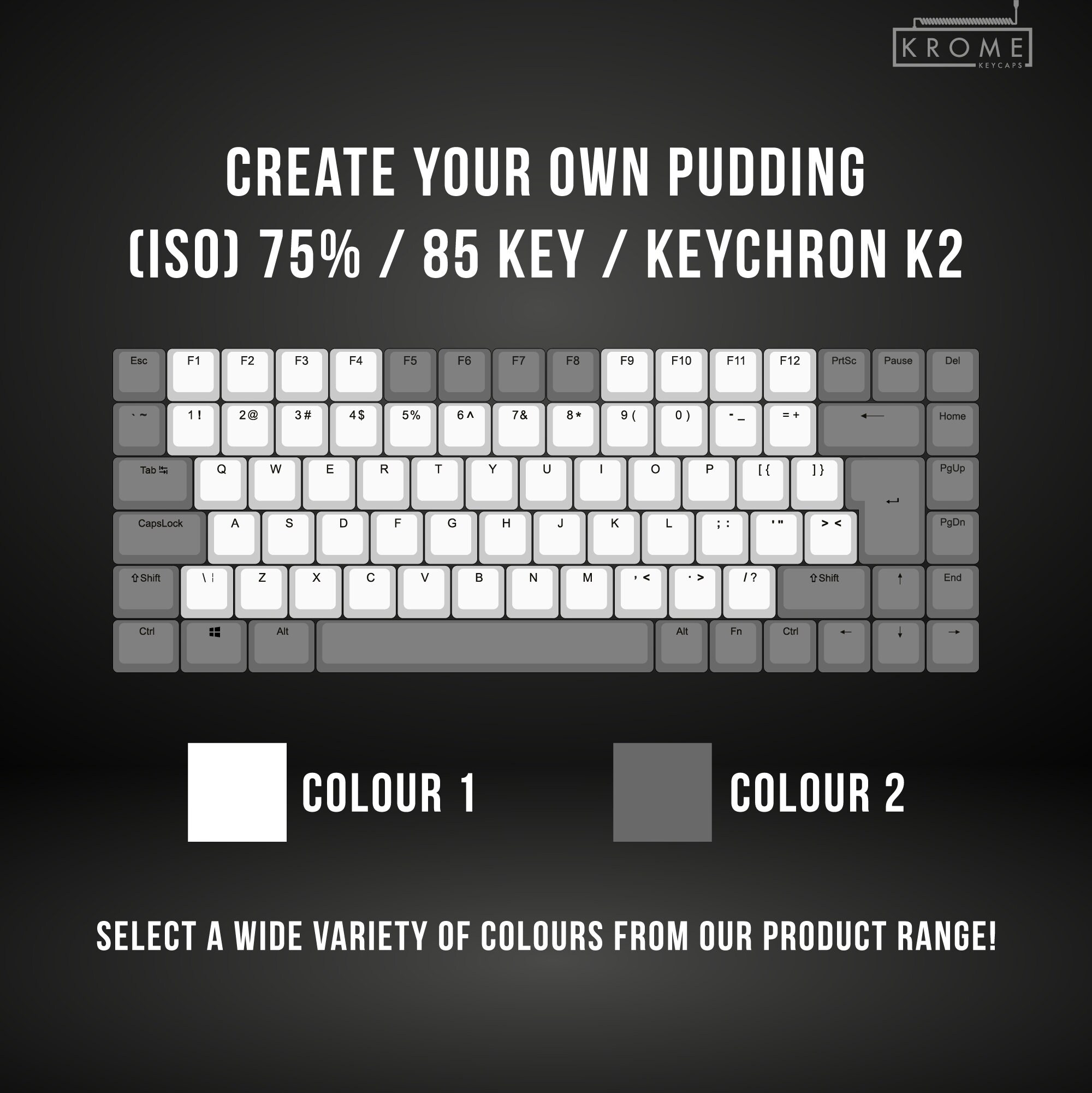 ISO Create Your Own Pudding Keycap Set 65/75% Sizes | Etsy UK